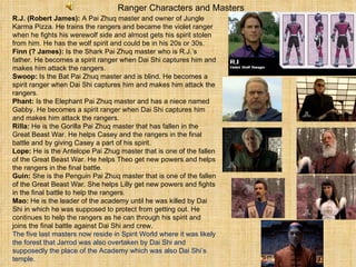 Power Rangers Jungle Fury | PPT