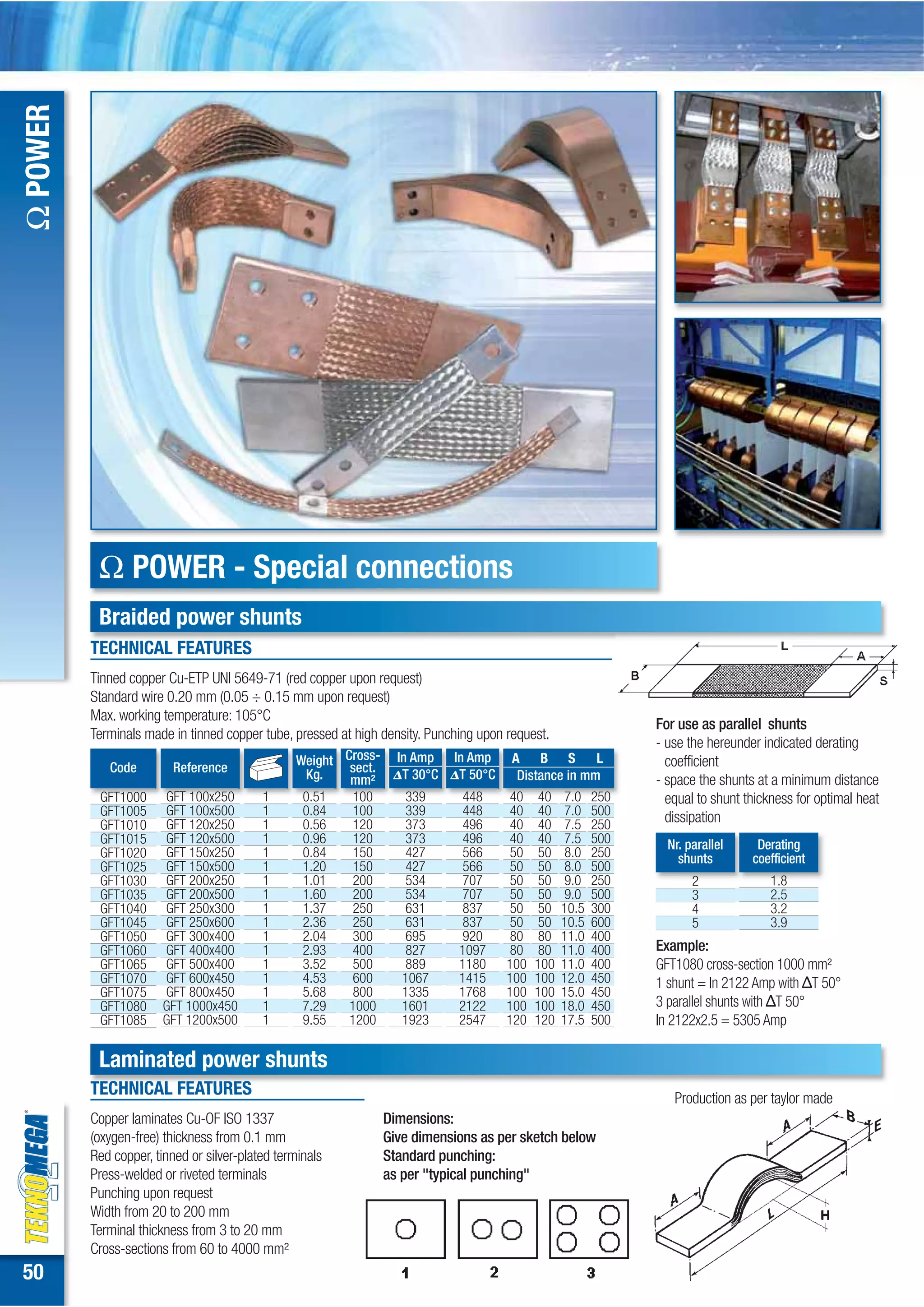 Power shunts-and-special-connections | PDF