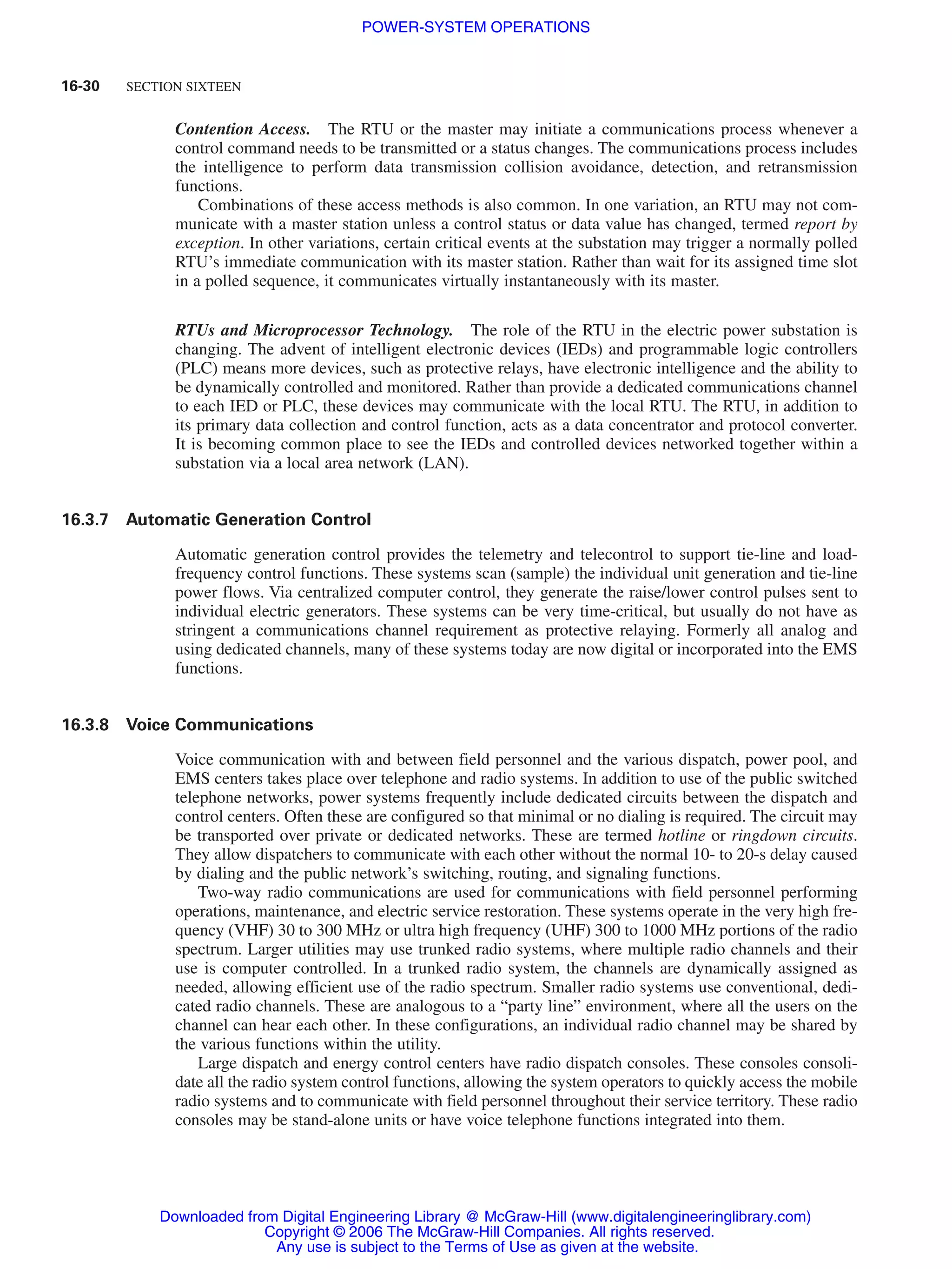 Power System Operations Pdf Computer Networking Computing