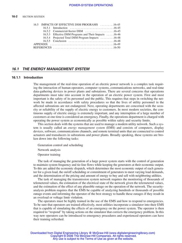 Power System Operations Pdf Computer Networking Computing