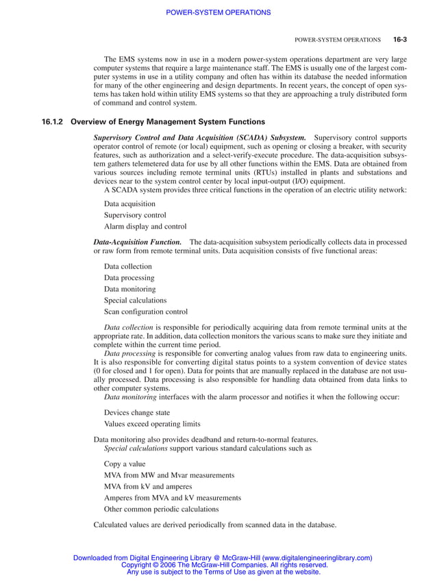 Power System Operations Pdf Computer Networking Computing