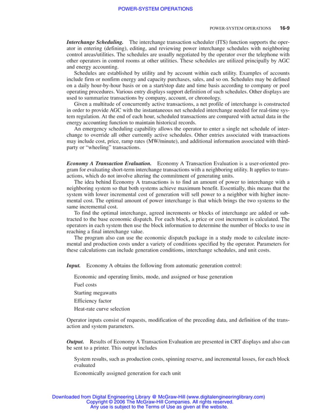 Power System Operations Pdf Computer Networking Computing