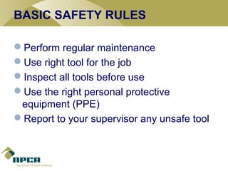 Power tool-safety | PPT
