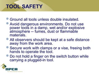 Power-Tool-Safety and precautions presentation.ppt