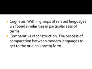 Language, History and Change | PPT