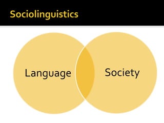 Language, Society and Culture | PPT