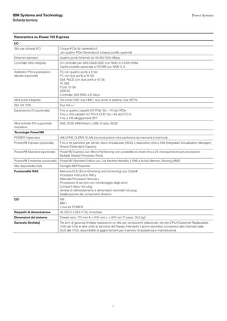 Power 740 express | PDF