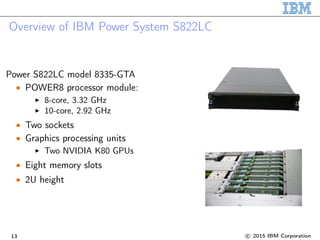 IBM POWER8 as an HPC platform | PPT