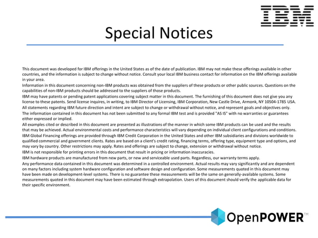 IBM POWER8: The first OpenPOWER processor | PPT