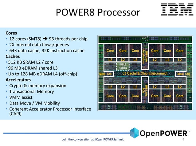 IBM POWER8: The first OpenPOWER processor | PPT
