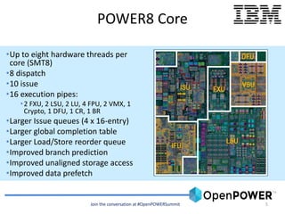 IBM POWER8: The first OpenPOWER processor | PDF