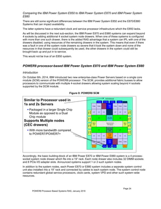 IBM POWER8 Processor-Based Systems RAS | PDF