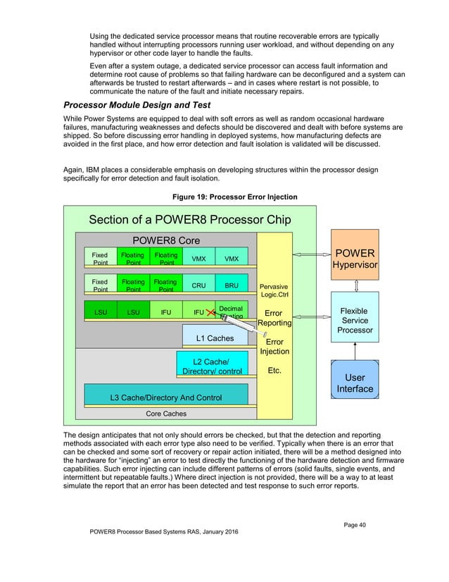 IBM POWER8 Processor-Based Systems RAS | PDF