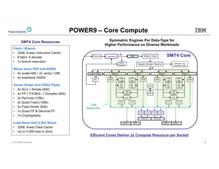 IBM Power9 Features and Specifications | PDF