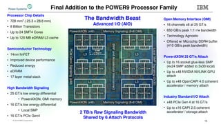 POWER9: IBM’s Next Generation POWER Processor | PDF