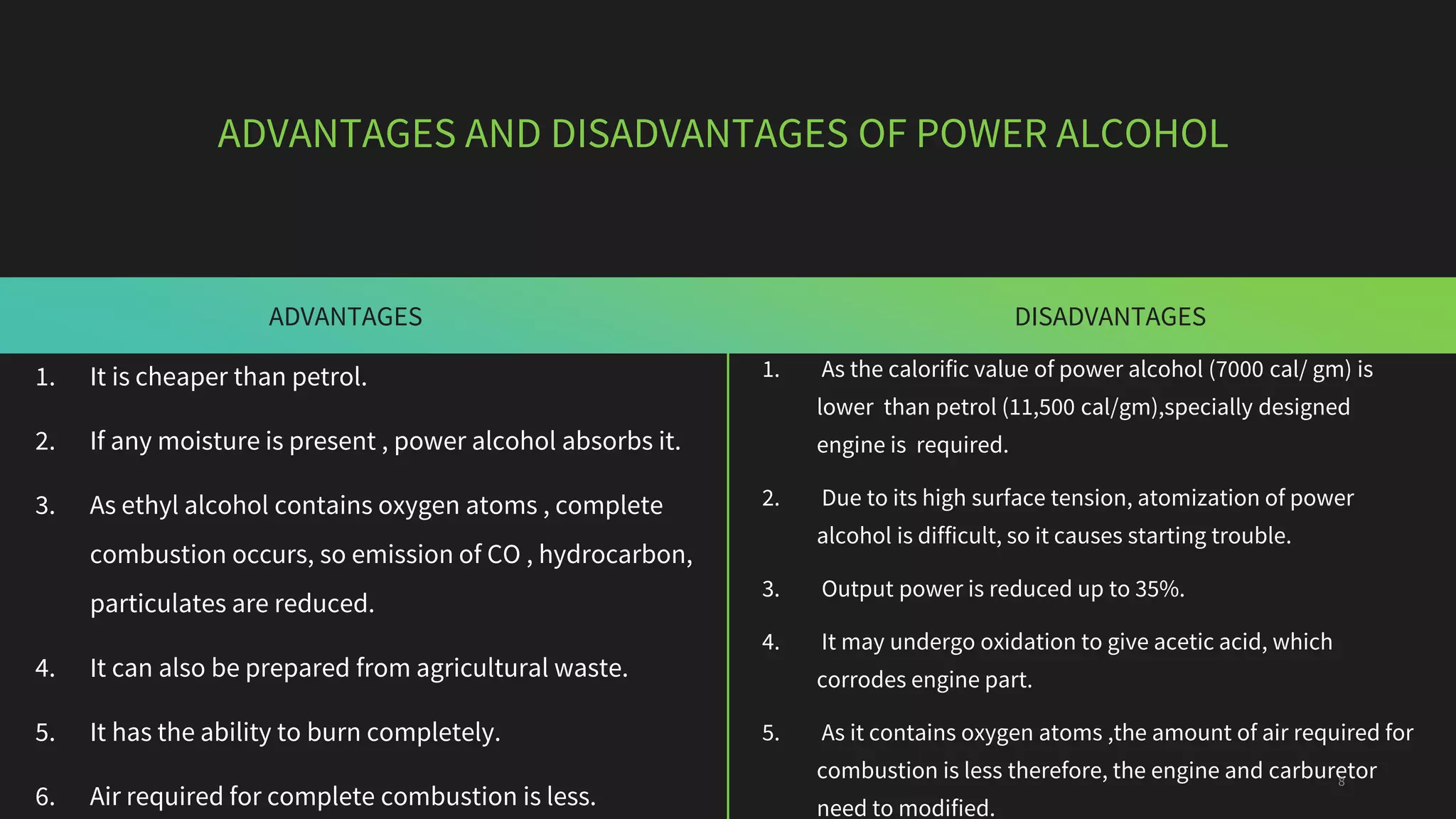 Power alcohol | PDF
