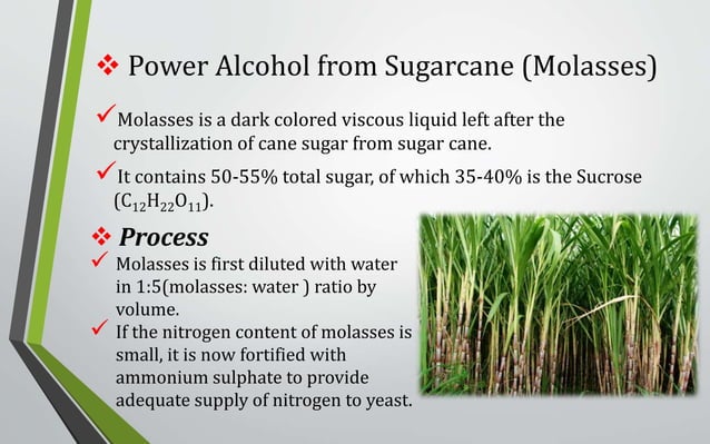 Power alcohol from agricultural waste | PPTX | Alcoholic Beverages ...