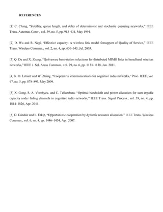 Power allocation for statistical qo s provisioning in | PDF