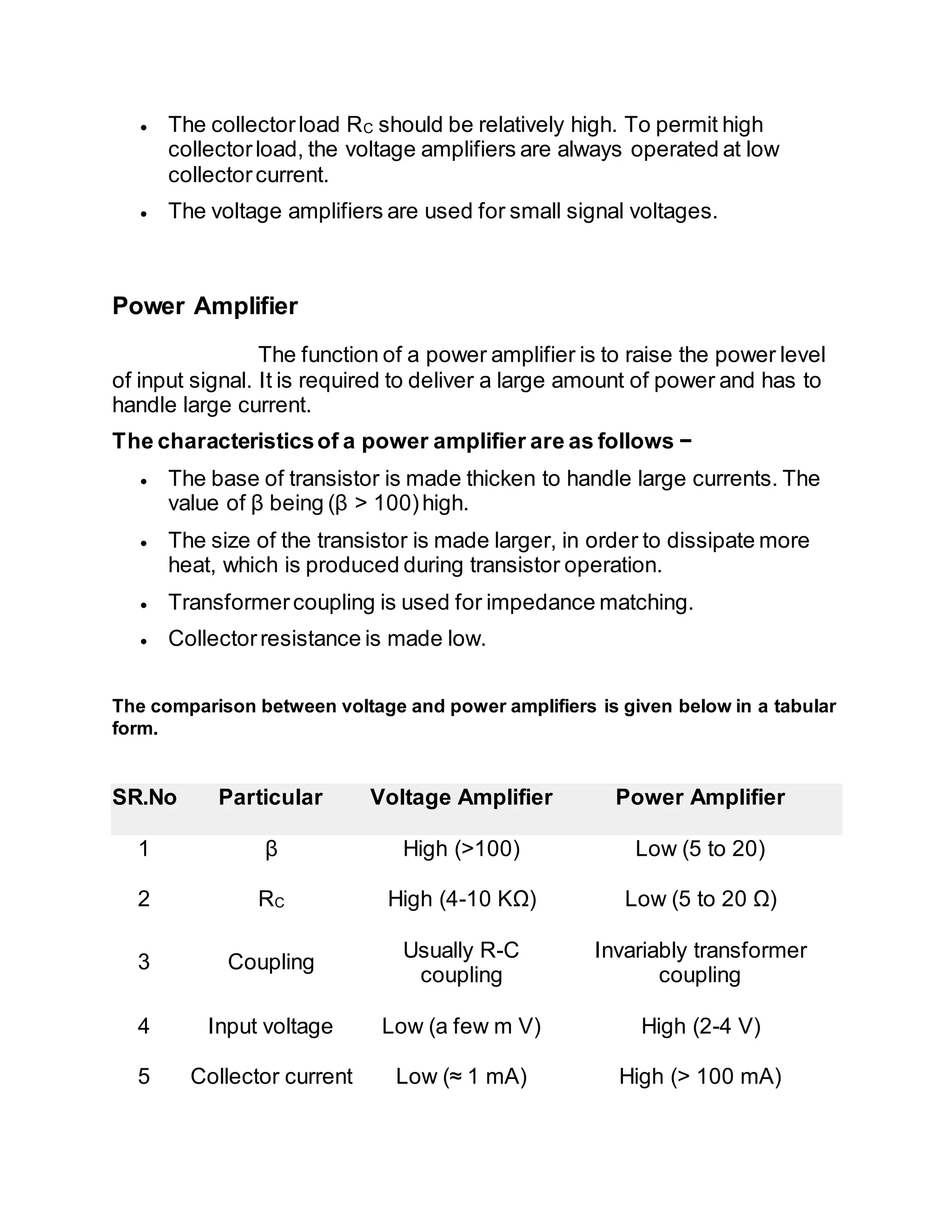 Power amplifier | PDF