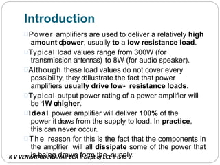 Power amplifier | PPTX