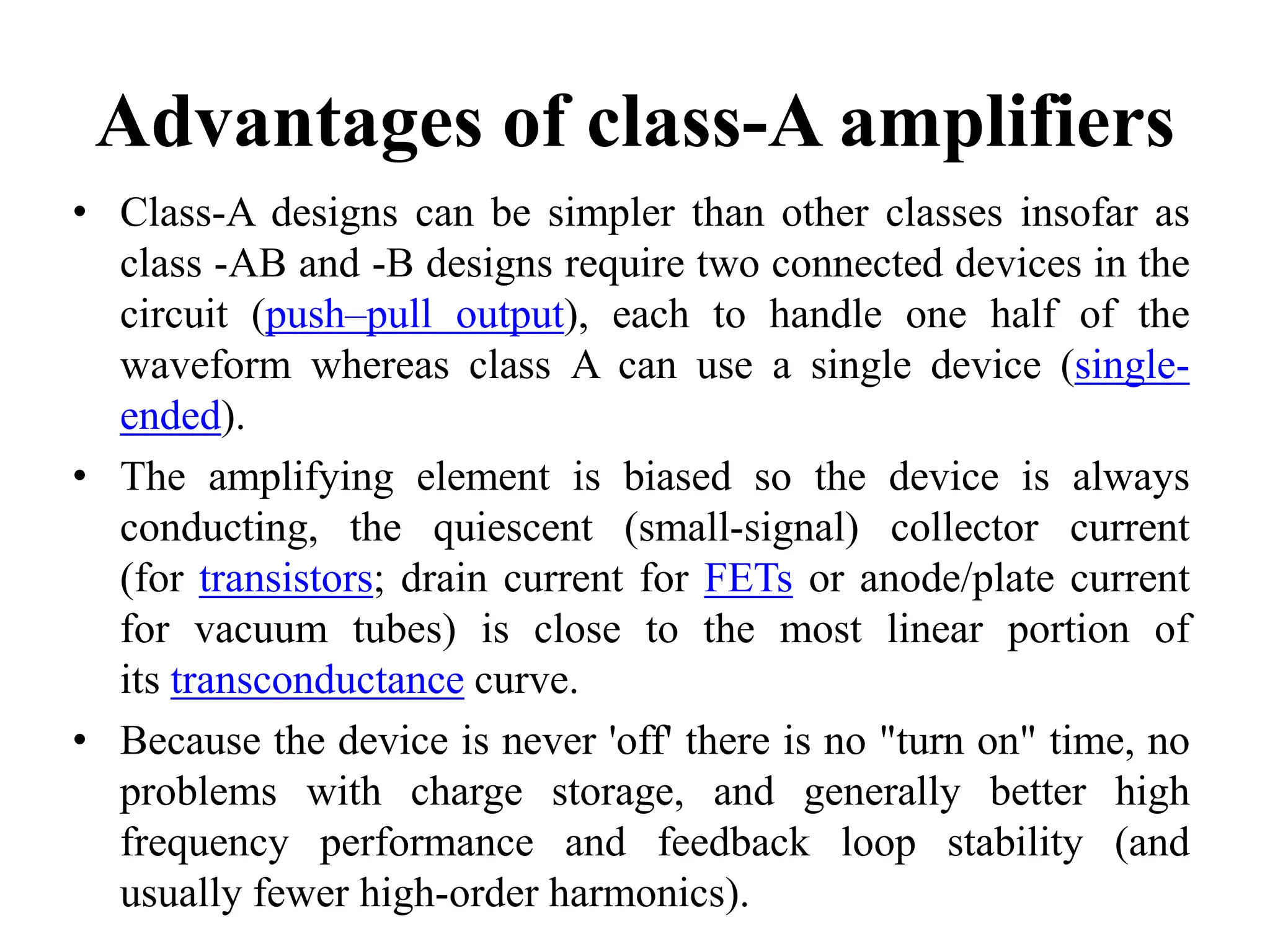 POWER AMPLIFIER- introduction to power amplifier.pptx | Consumer Electronics | Technology ...