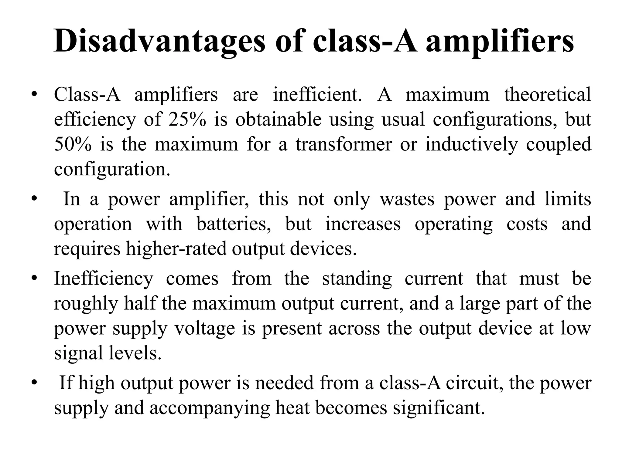 POWER AMPLIFIER- introduction to power amplifier.pptx | Consumer Electronics | Technology ...