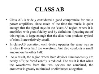 POWER AMPLIFIER- introduction to power amplifier.pptx | Consumer ...