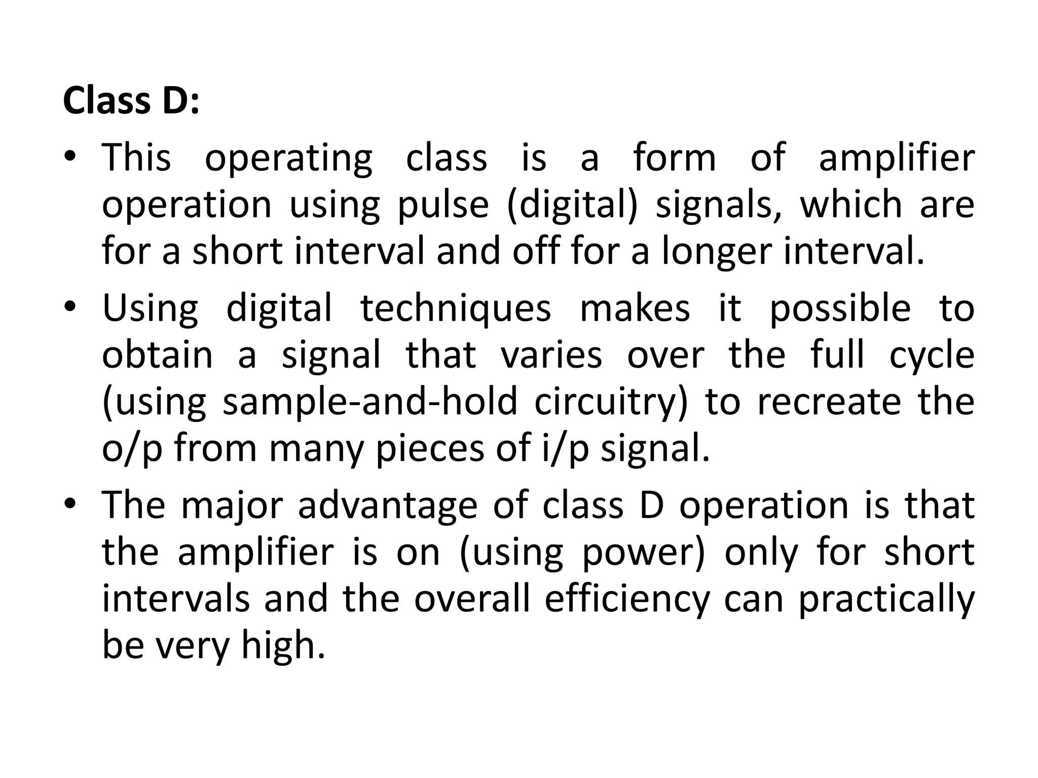 Power Amplifier presentation on Electronics.pptx
