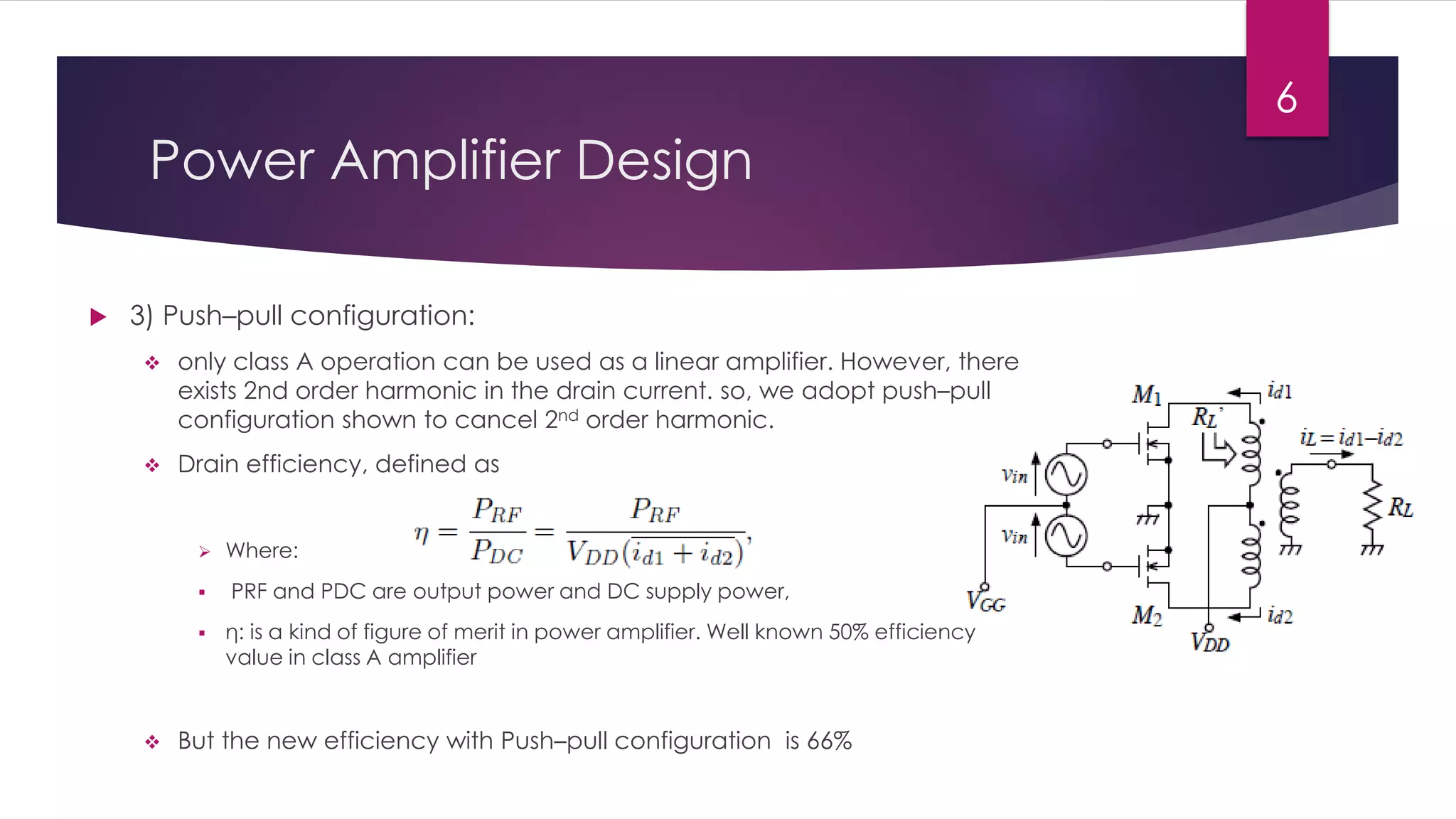 5GHz MIMO System Power Amplifier design with Adaptive Feedforward Linearization technique | PPT