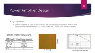 5GHz MIMO System Power Amplifier design with Adaptive Feedforward Linearization technique | PPT