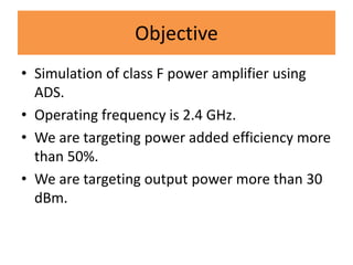 Power amplifier ppt | PPTX