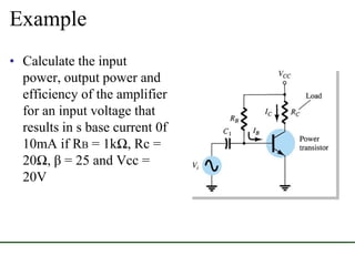 Power amplifiers | PPTX
