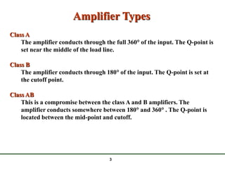 Power amplifiers | PPTX