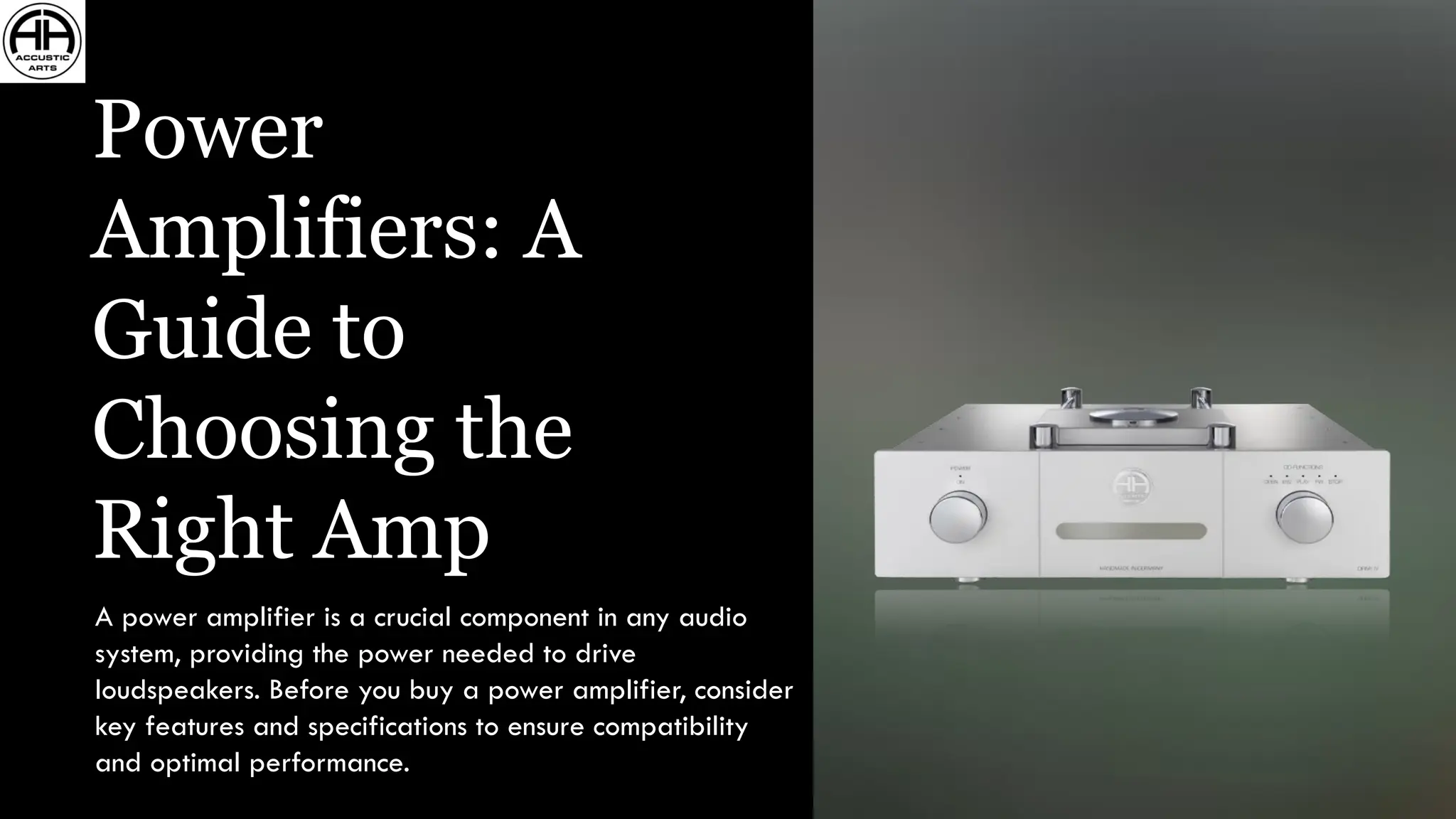 Power Amplifiers A Guide to Choosing the Right Amp.pptx