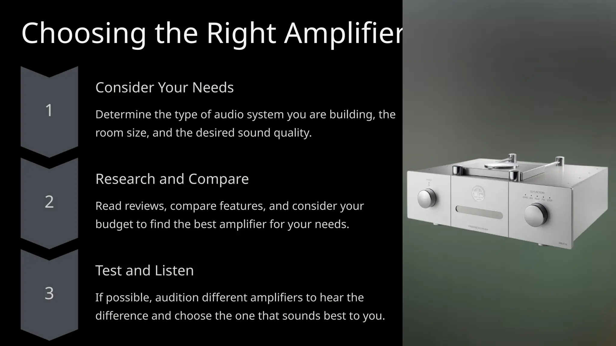 Power Amplifiers A Guide to Choosing the Right Amp.pptx