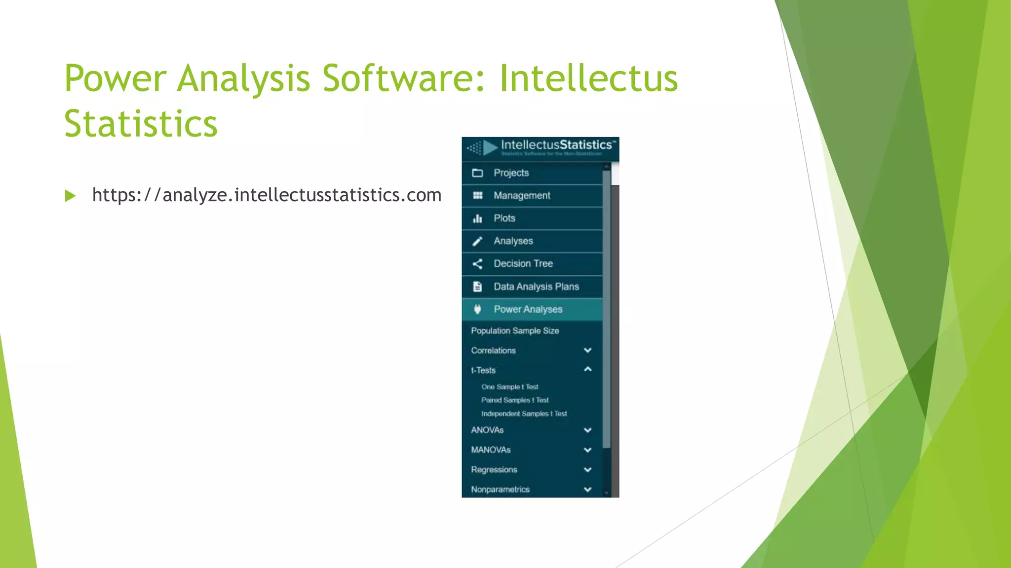 Power Analysis: Determining Sample Size for Quantitative Studies | PPTX