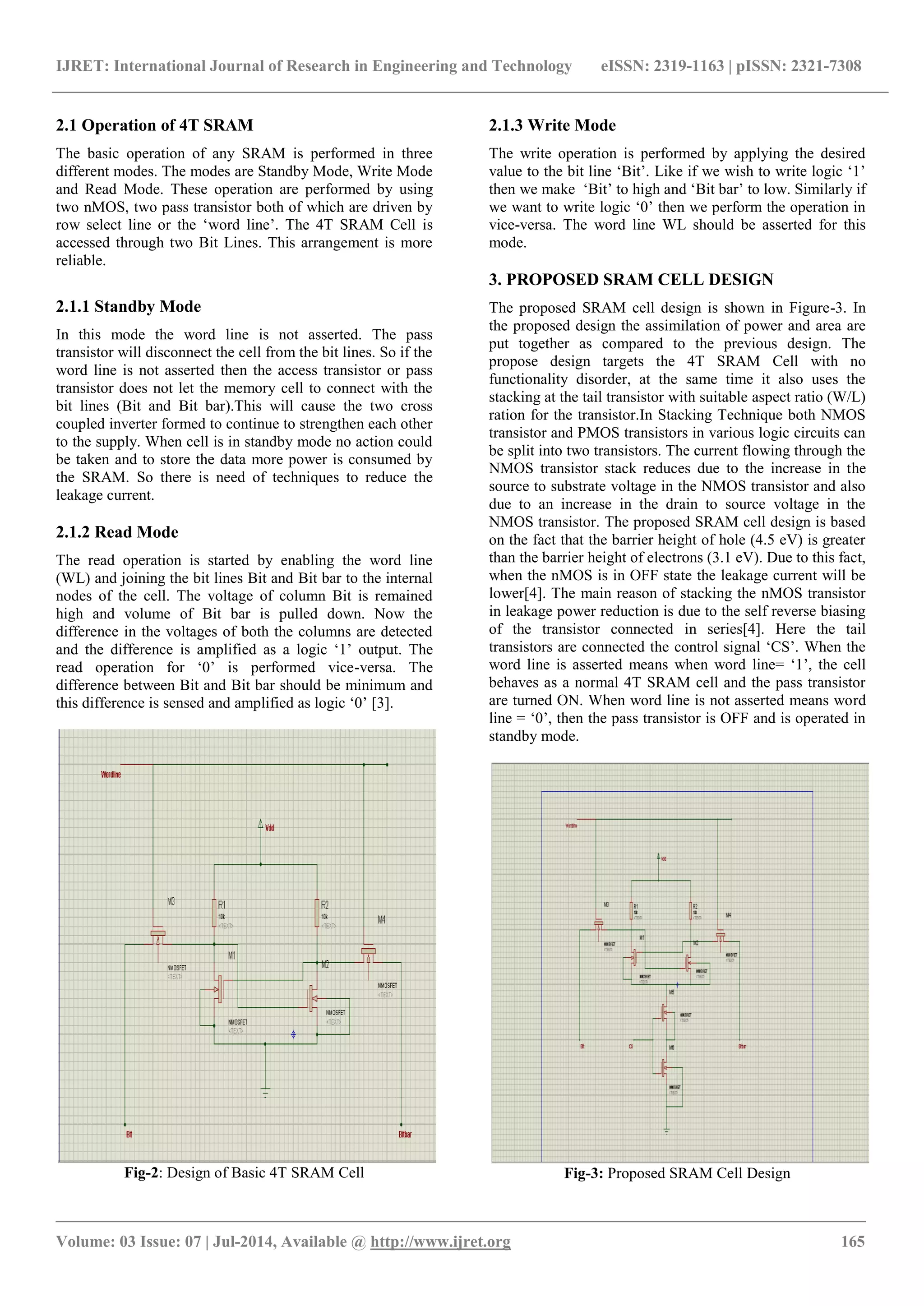 Power Analysis Of 4 T Sram By Stacking Technique Using Tanner Tool Pdf