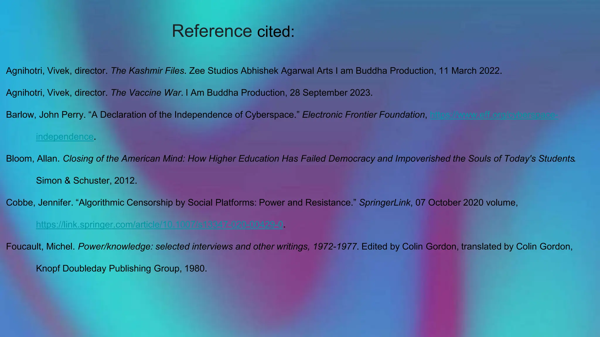 presentation on 'Power and Algorithms'. as the part of Pop Culture | PPTX