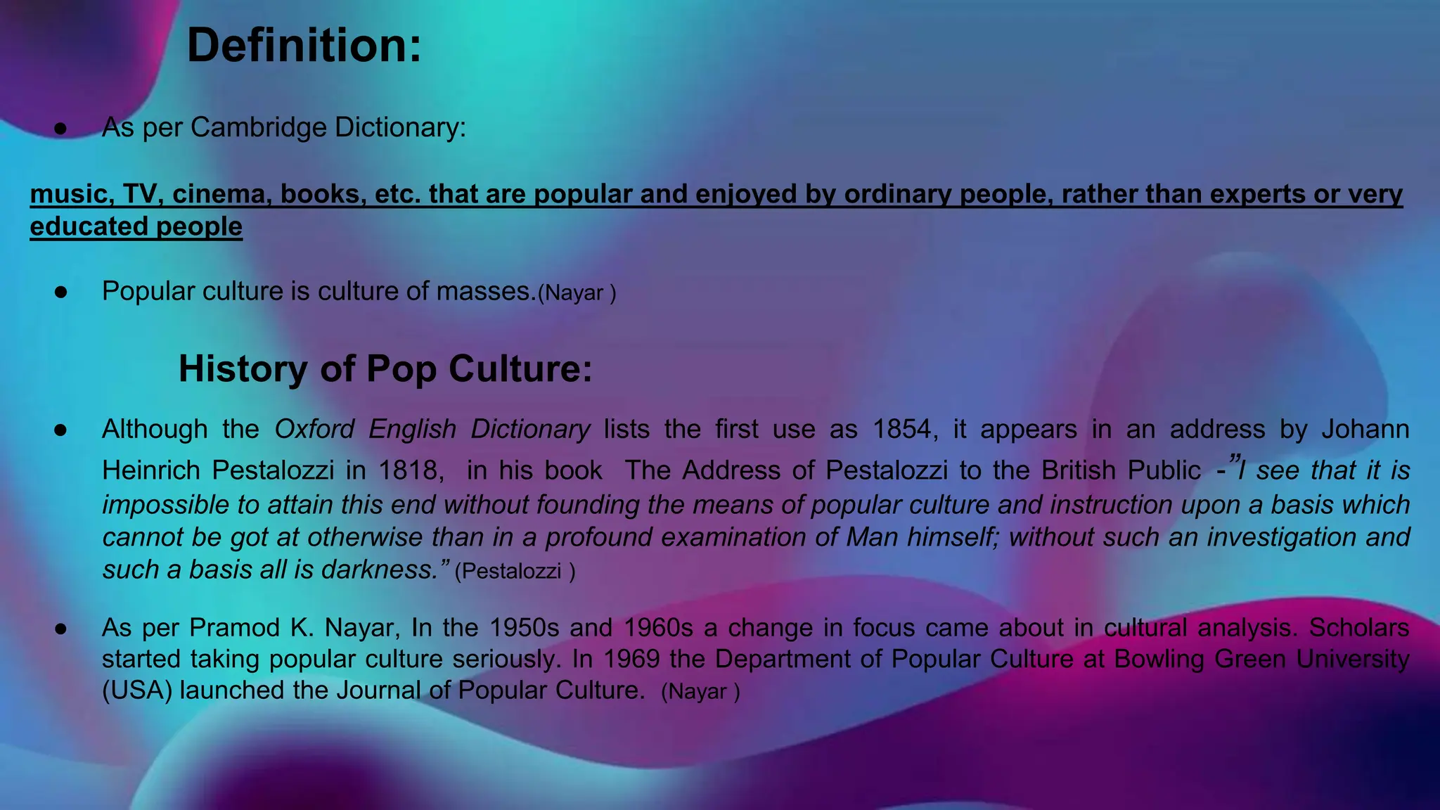 presentation on 'Power and Algorithms'. as the part of Pop Culture | PPT