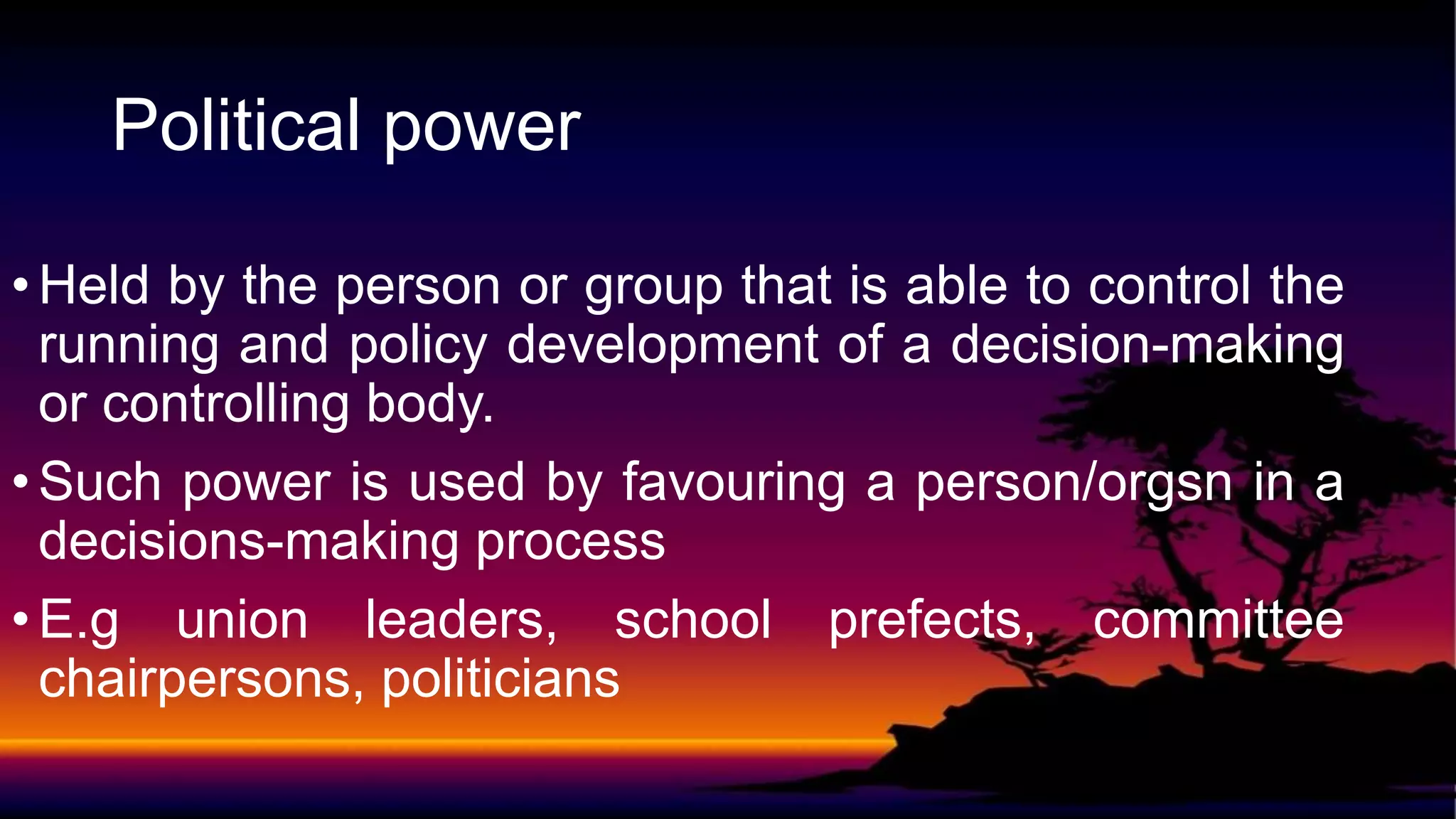 Power and authority | PPTX