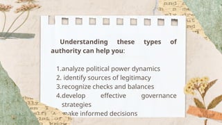 Understanding Culture, Society and PoliticsPower and Authority.pptx ...