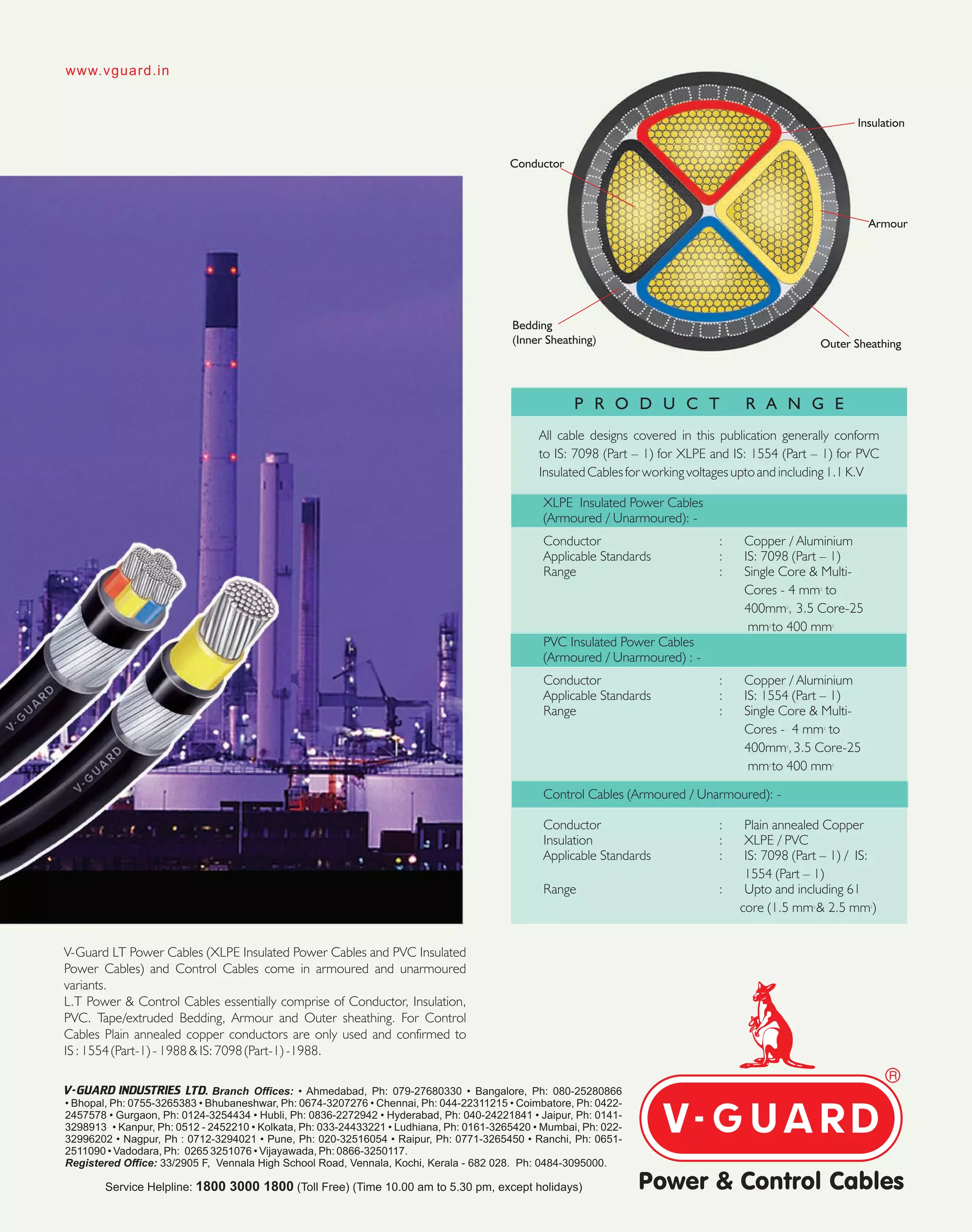 Power and Control Cables | PDF
