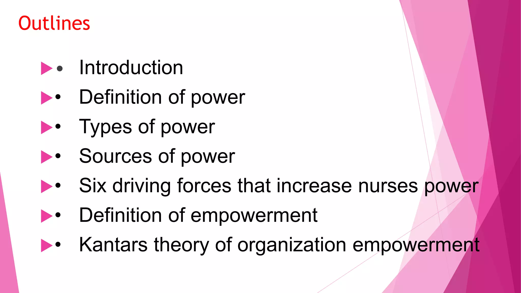 Power and empowerment | PPTX
