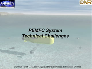 Presentation: Power & Eenrgy for Unmanned Undersea Vehicles (UUVs) | PDF