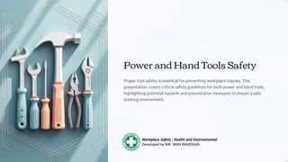 Power and Hand Tools Safety.pdf all tools | PDF