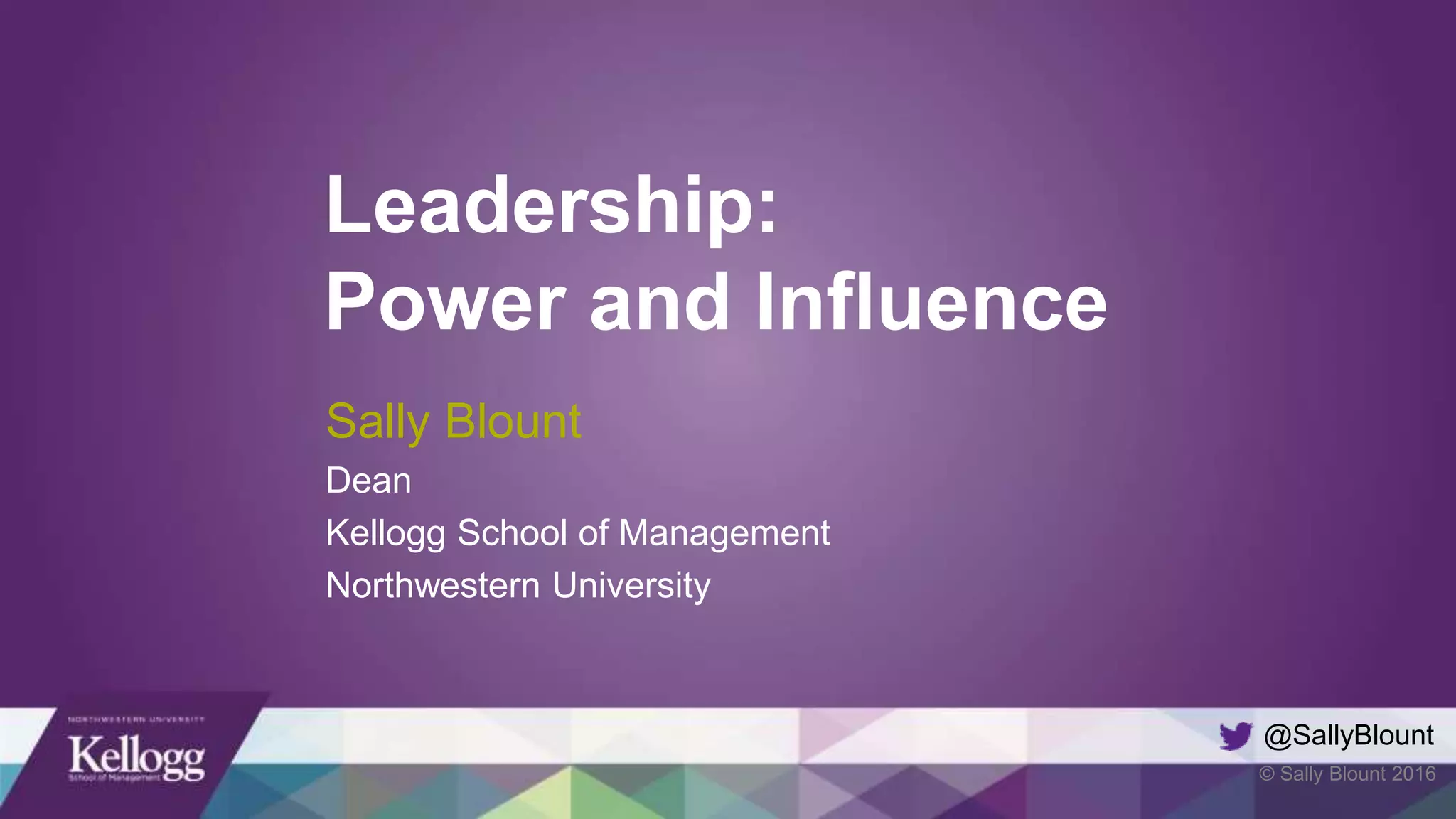 Leadership: Power and Influence | PPTX