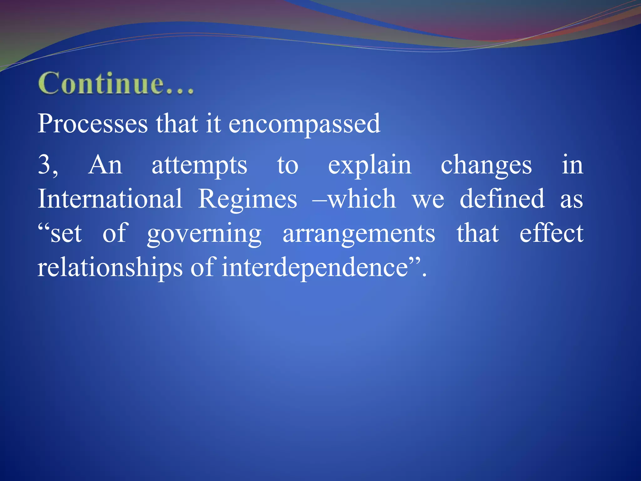 Power and interdependence | PPT