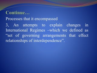 Power and interdependence | PPT