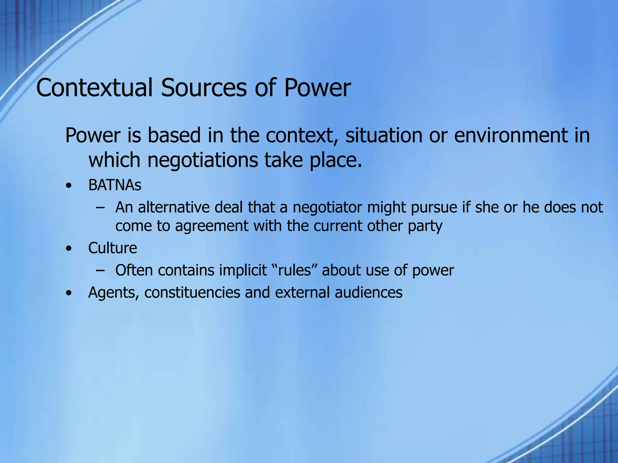 power and negotiation.ppt