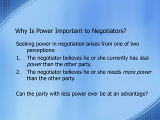 power and negotiation.ppt